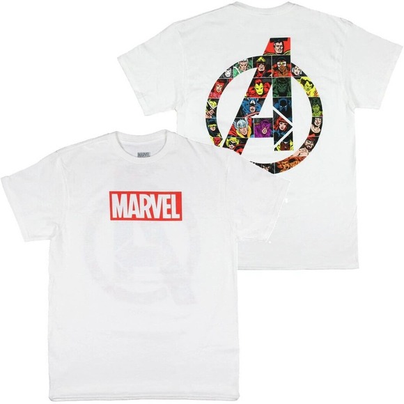 Marvel | Shirts | Marvel Comics Mens Character Filled Avenger Superhero ...